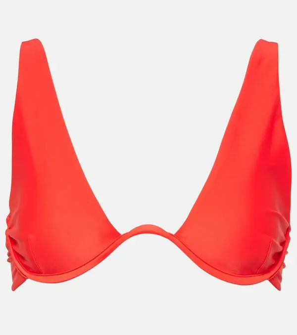 Jade Swim Paloma Bikini Top - Red