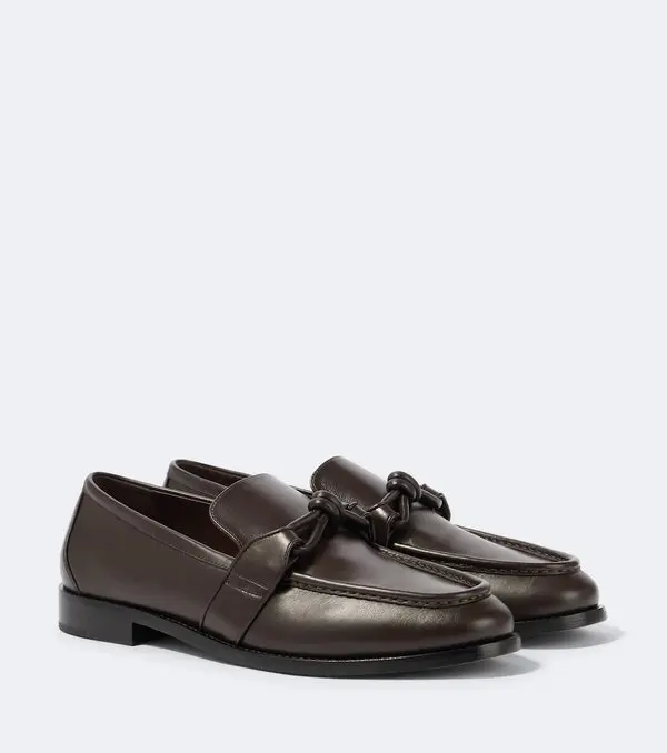 Bottega Veneta Leather Loafers - Brown