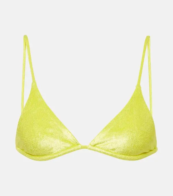 Jade Swim Via Bikini Top - Yellow