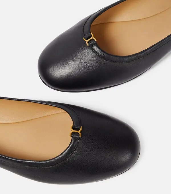 Chloé Marcie Leather Ballet Flats