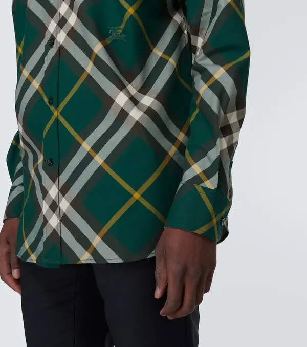 Burberry Check Cotton Shirt - Multicoloured