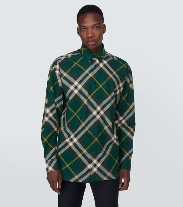 Burberry Check Cotton Shirt - Multicoloured