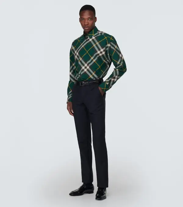 Burberry Check Cotton Shirt - Multicoloured