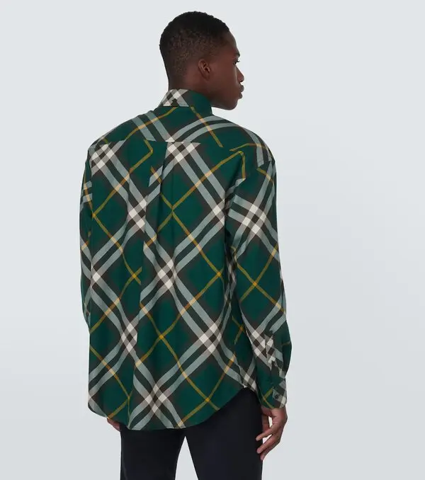 Burberry Check Cotton Shirt - Multicoloured