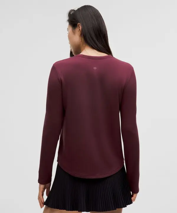 Lululemon Love Modal Fleece Long-sleeve Shirt