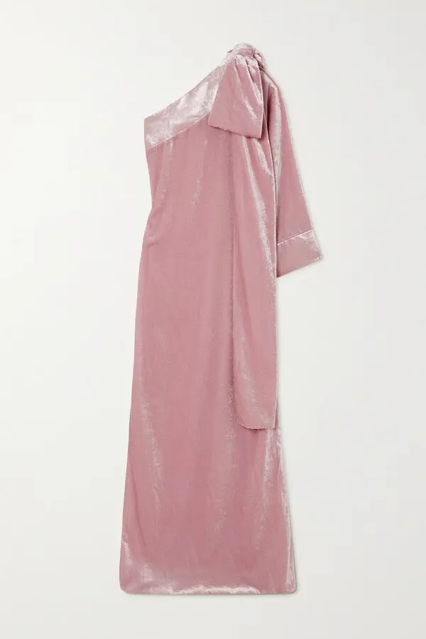 Bernadette Nel One-sleeve Velvet Gown