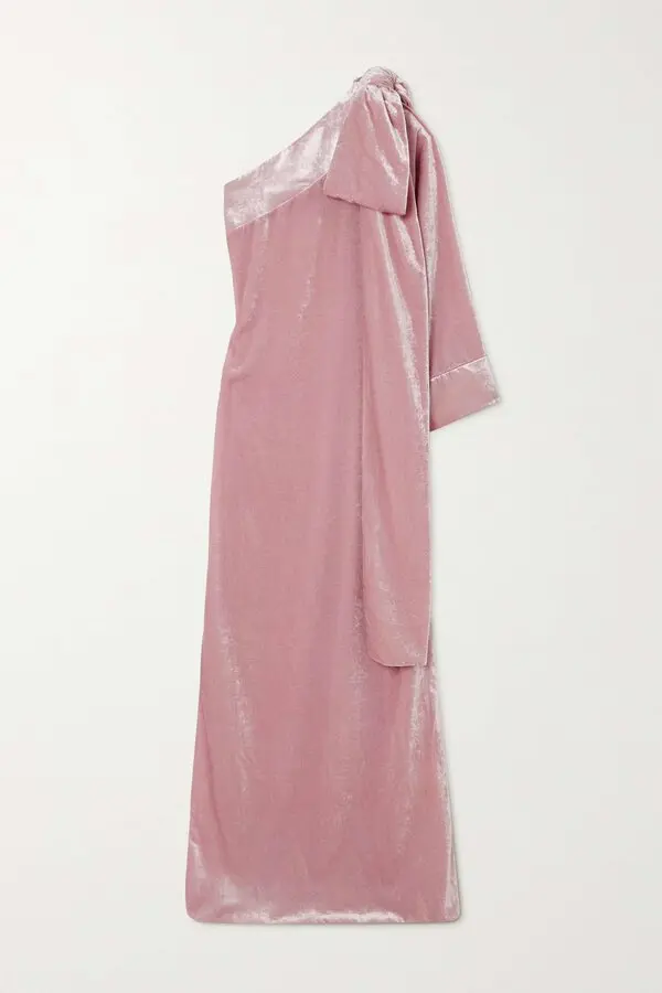 Bernadette Nel One-sleeve Velvet Gown
