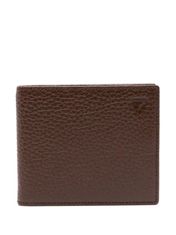 ASPINAL OF LONDON Logo-stamp Leather Wallet - Brown