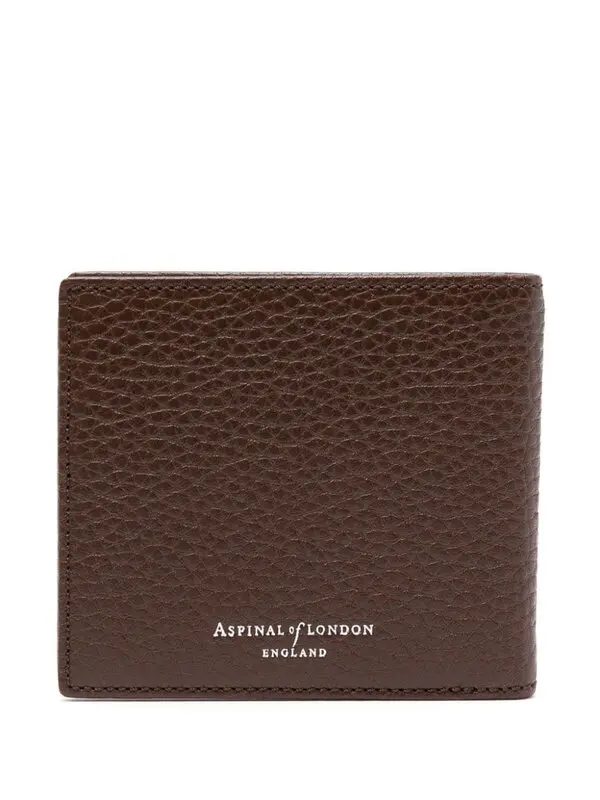 ASPINAL OF LONDON Logo-stamp Leather Wallet
