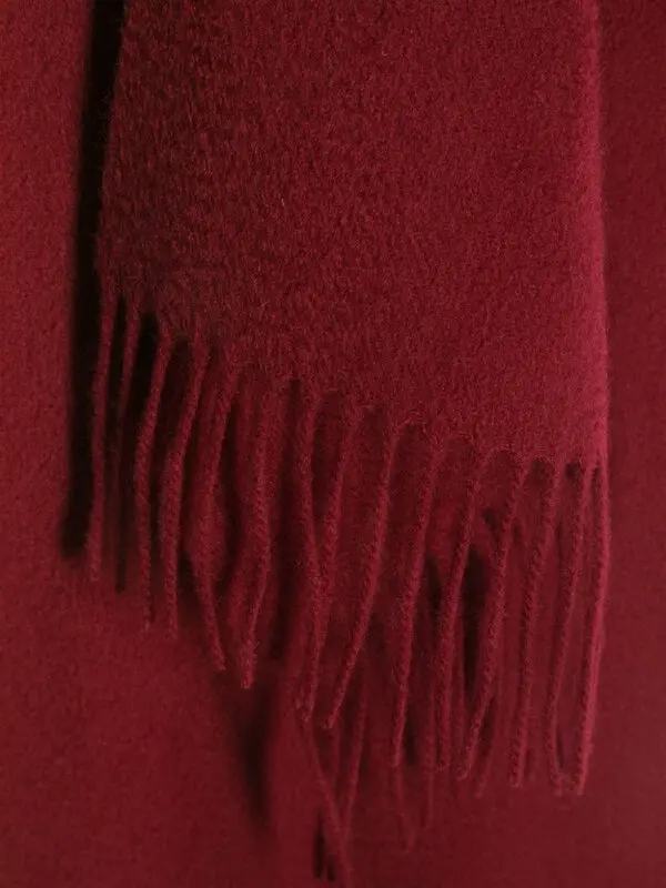 ASPINAL OF LONDON Fringed Cashmere Scarf - Red