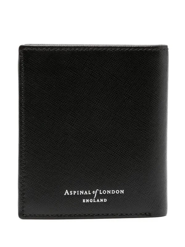 ASPINAL OF LONDON Logo-plaque Saffiano Billfold Wallet