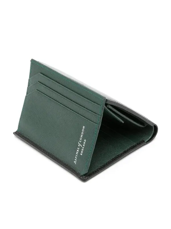 ASPINAL OF LONDON Logo-plaque Saffiano Billfold Wallet