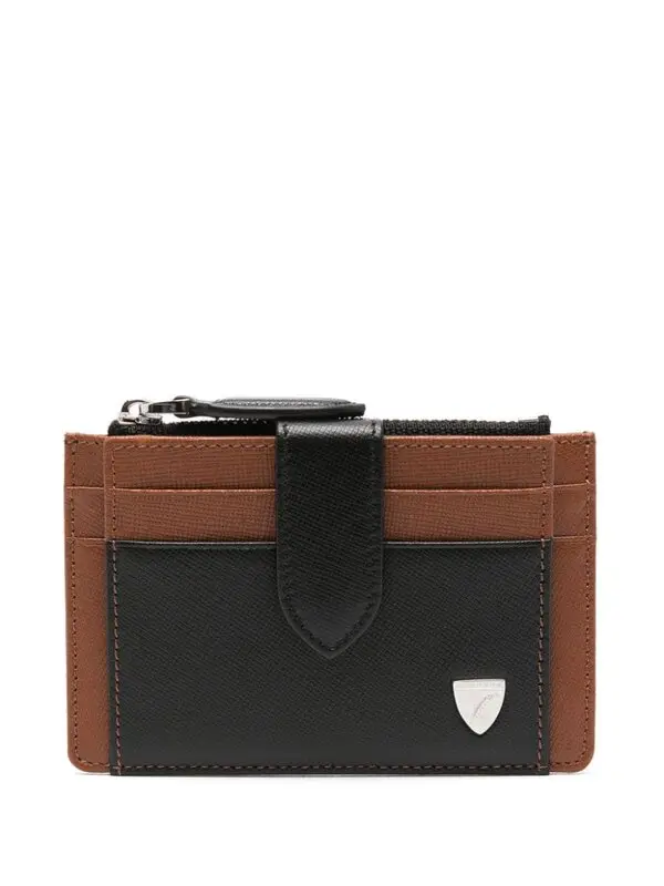 ASPINAL OF LONDON Rfid Saffiano Cardholder - Black