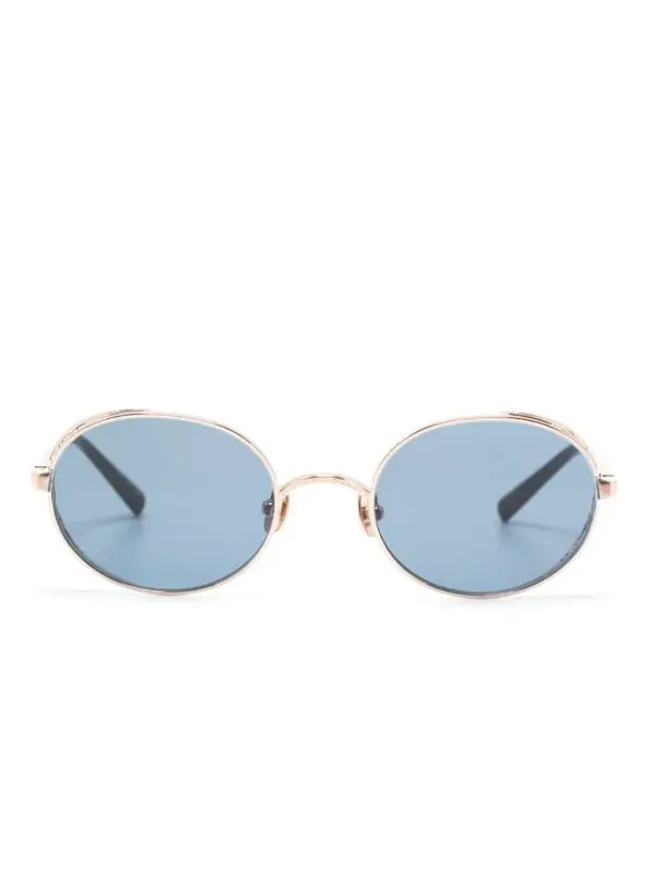 Matsuda M3137 Round-frame Sunglasses - Blue