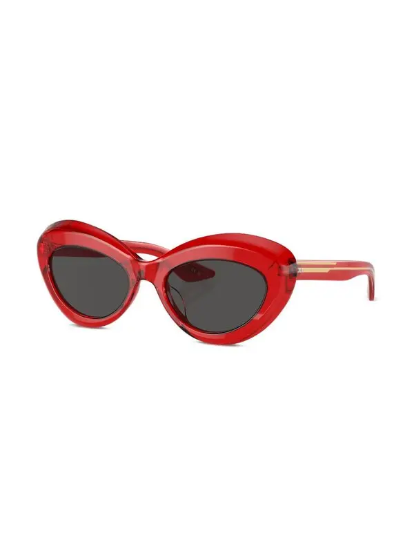 Oliver Spencer 1968c Cat-eye Sunglasses - Red
