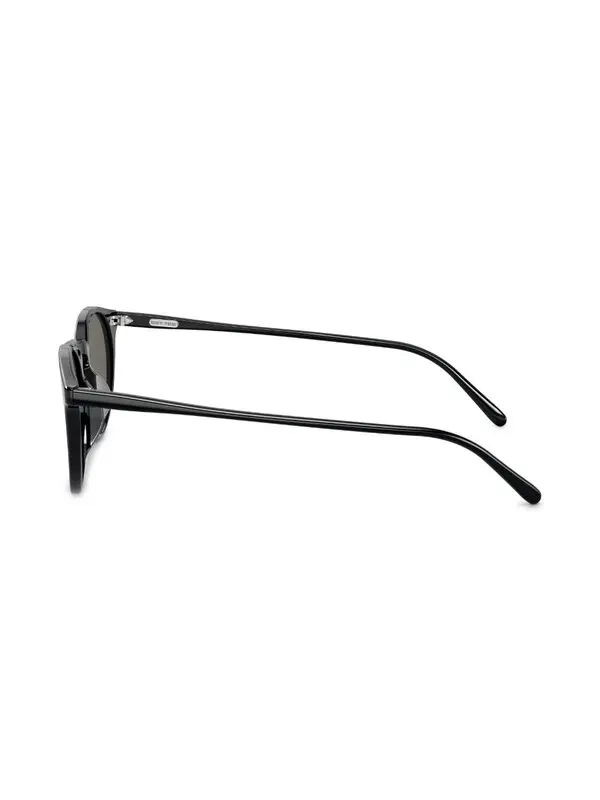 Oliver Spencer Round-frame Tinted Sunglasses - Black