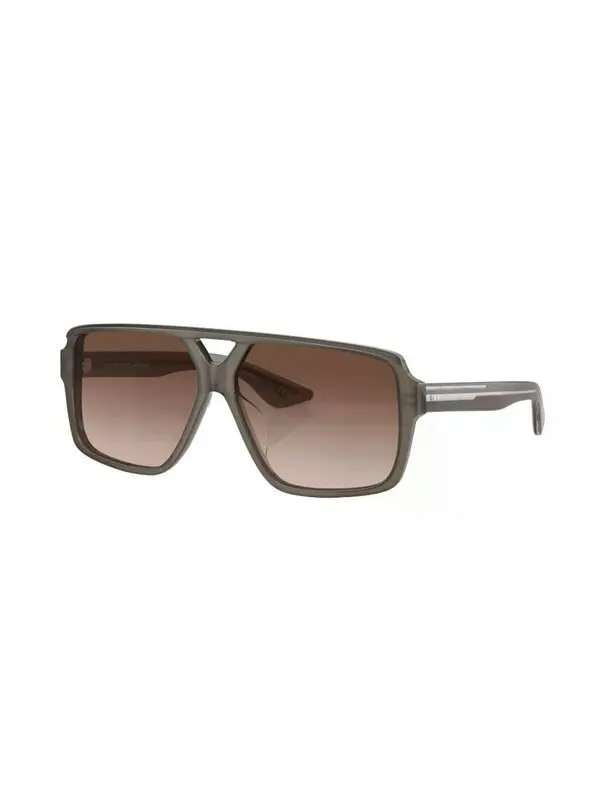 Oliver Spencer 1977c Oversize-frame Sunglasses - Grey