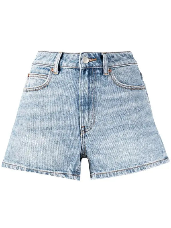 Alexander Wang High-rise Denim Shorts