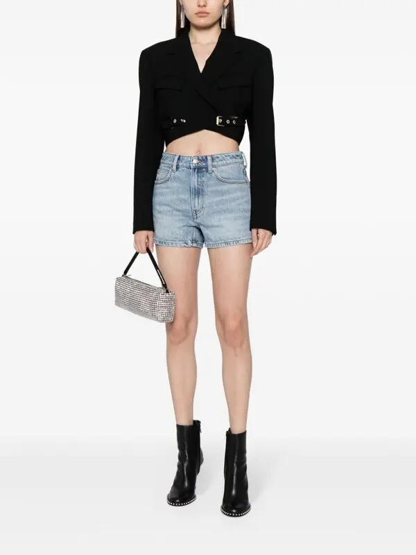 Alexander Wang High-rise Denim Shorts