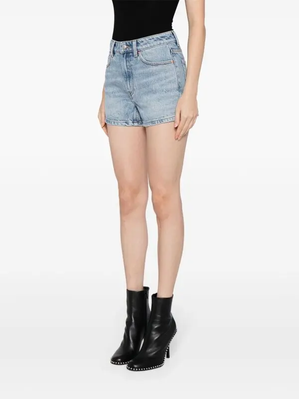 Alexander Wang High-rise Denim Shorts