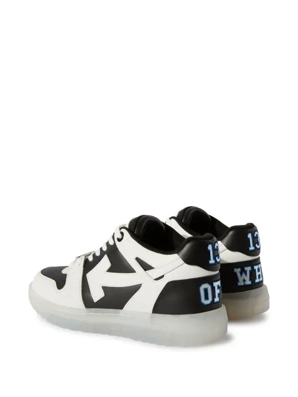 Off-White Leather "arrows" Motif Sneakers - White