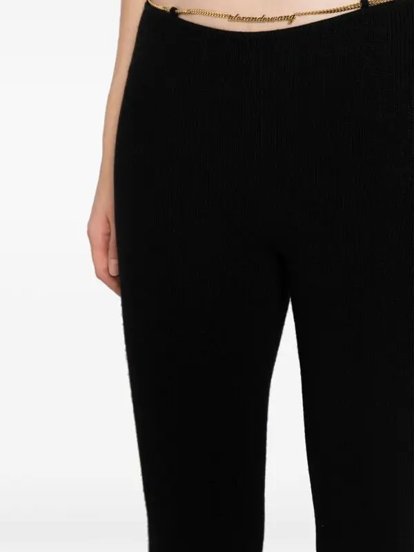 Alexander Wang Ribbed Chain-link Trousers