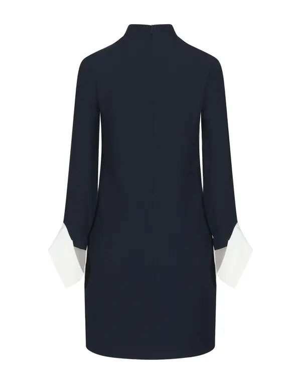 Armani Exchange Mini Dress Midnight Size Polyester