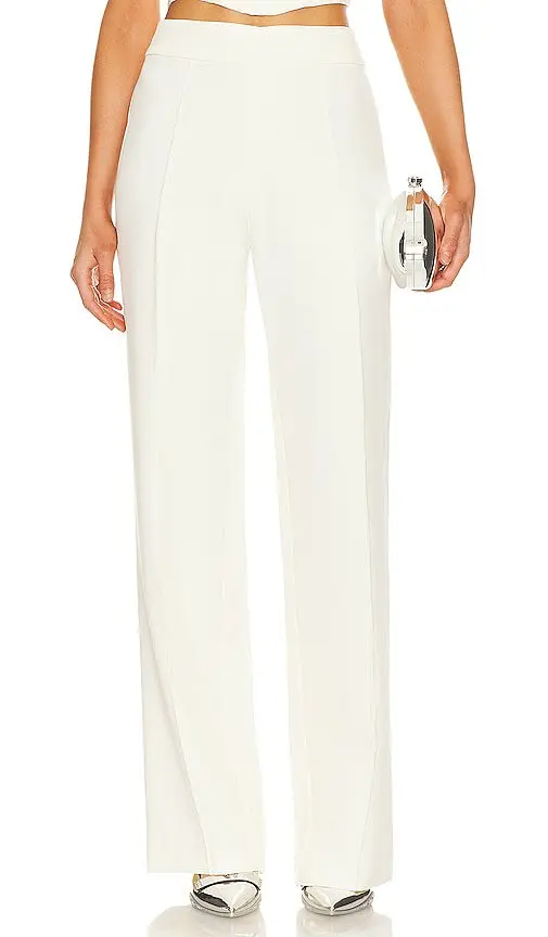 Astr The Label Madison Tailored Crepe Pants - Ivory