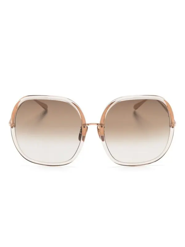 Linda Farrow Celia Sunglasses - Neutrals