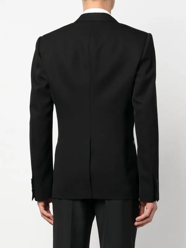 Alexander McQueen Double-breasted Silk Blazer