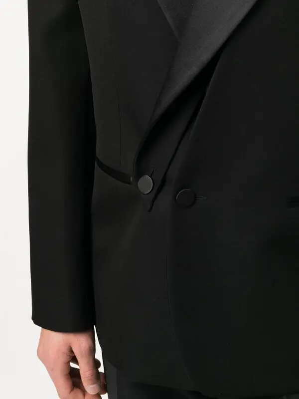Alexander McQueen Double-breasted Silk Blazer