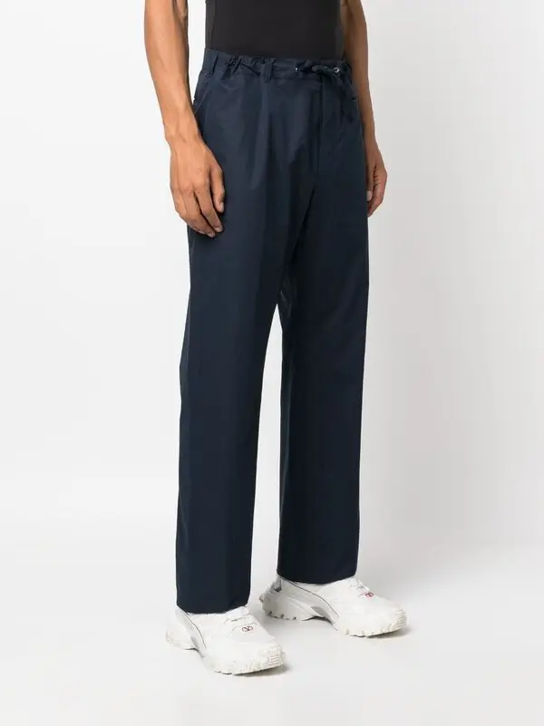 Alexander McQueen Drawstring-waist Trousers - Blue