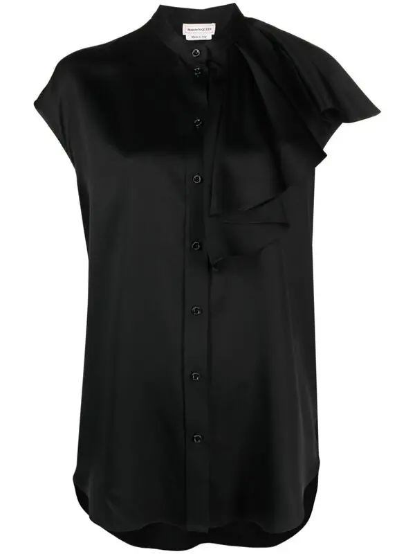 Alexander McQueen Sleeveless Blouse - Black