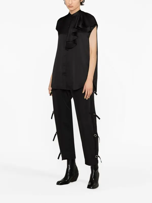 Alexander McQueen Sleeveless Blouse - Black