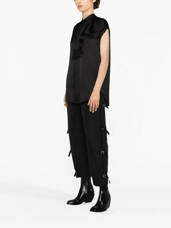 Alexander McQueen Sleeveless Blouse - Black