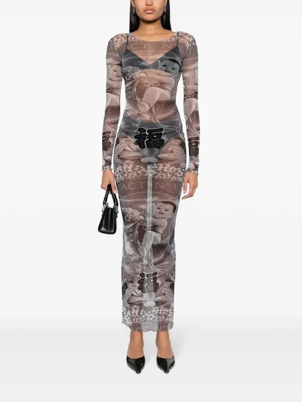 ACT Nº1 Graphic-print Dress