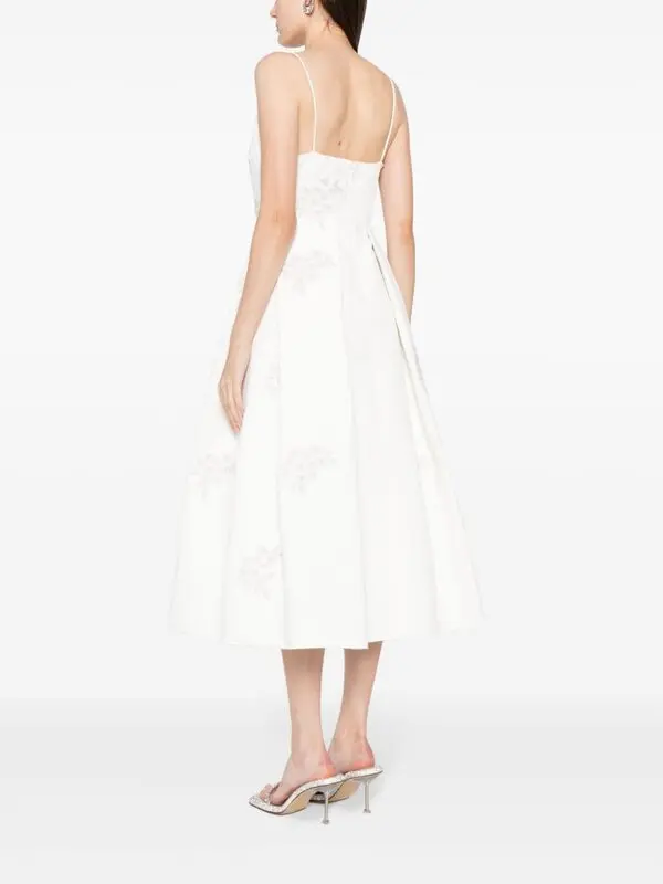 Sachin & Babi Audra Floral-embroidered Midi Dress