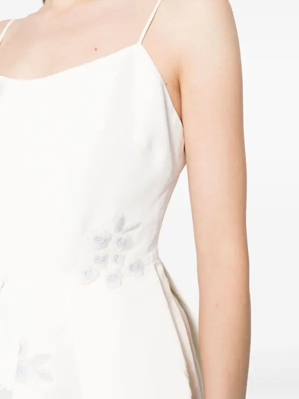 Sachin & Babi Audra Floral-embroidered Midi Dress