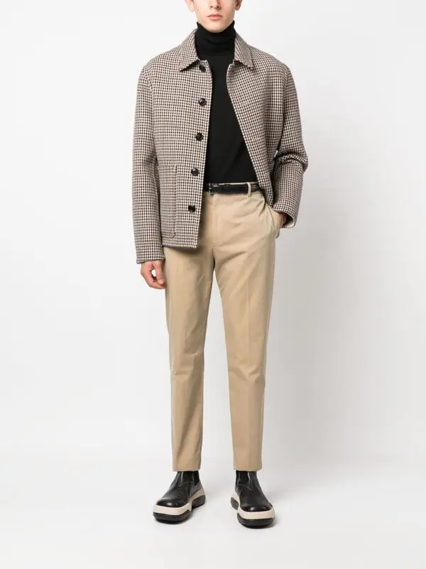 Alexander McQueen Cotton Cigarette Trousers