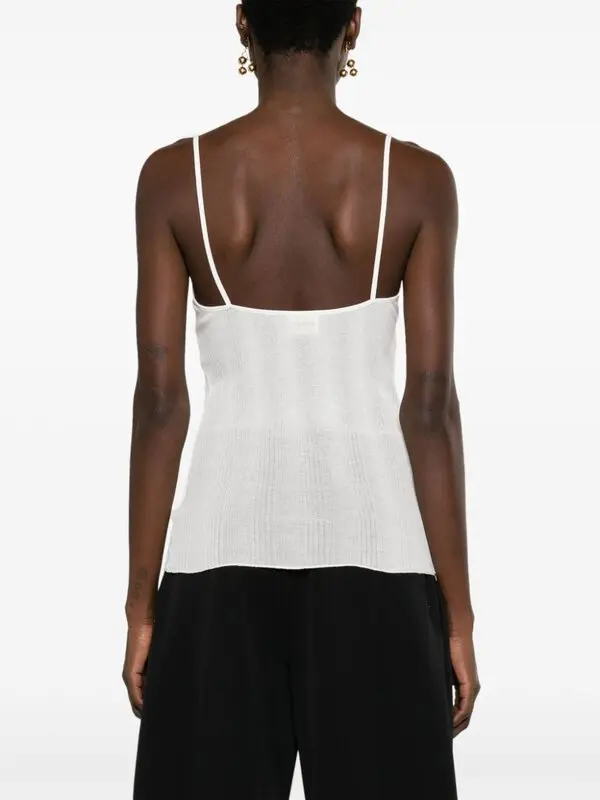 Khaite Mona Semi-sheer Tank Top