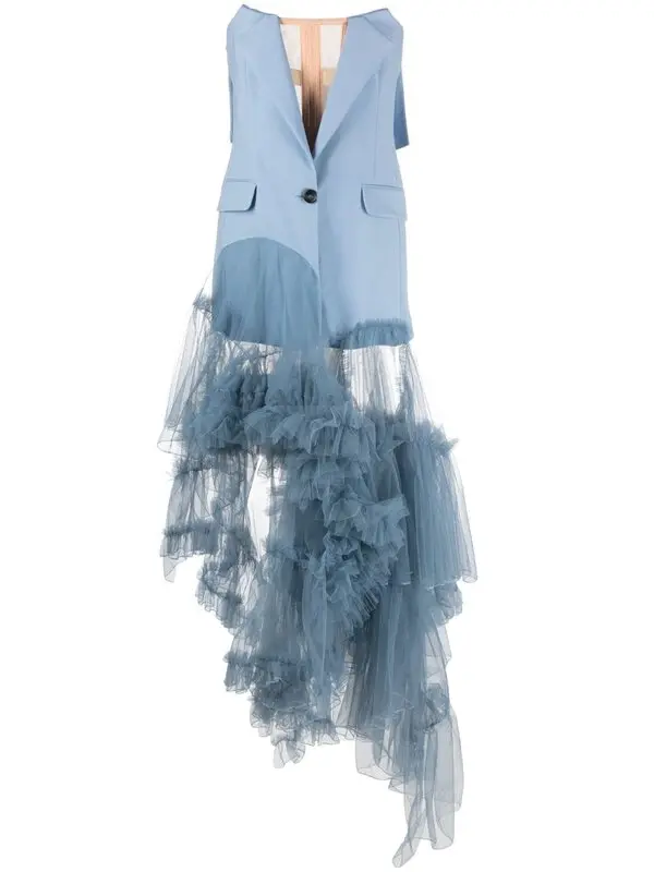 ACT Nº1 Ruffled Asymmetric Jacket