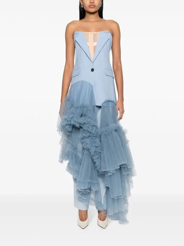 ACT Nº1 Ruffled Asymmetric Jacket
