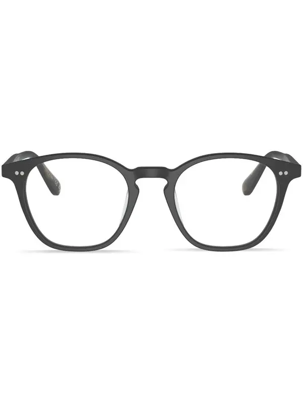 Oliver Spencer Ronne Round-frame Glasses - Black