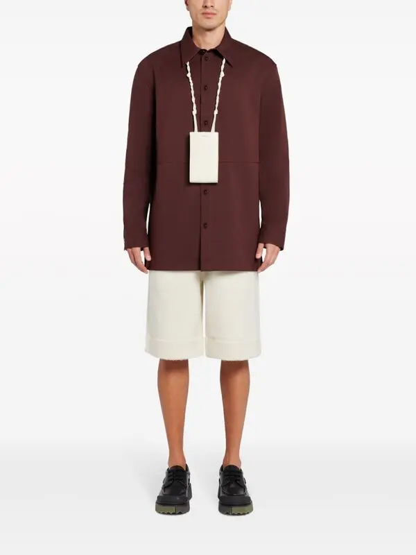 JIL SANDER Pointed-collar Button-up Shirt