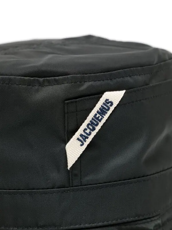 Jacquemus The Ovalie Bucket Hat - Black