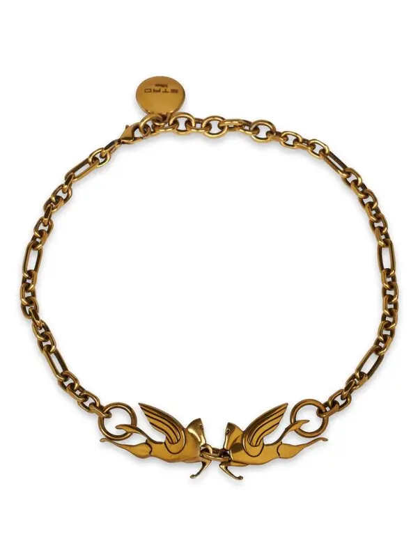 Etro Pegaso Choker Necklace - Gold