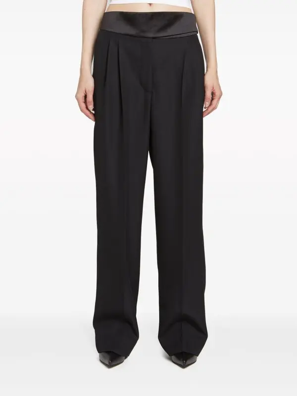 Stella McCartney Wide-leg Wool Trousers