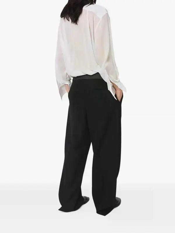 Stella McCartney Wide-leg Wool Trousers