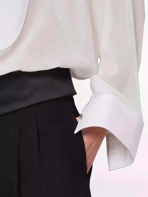 Stella McCartney Wide-leg Wool Trousers