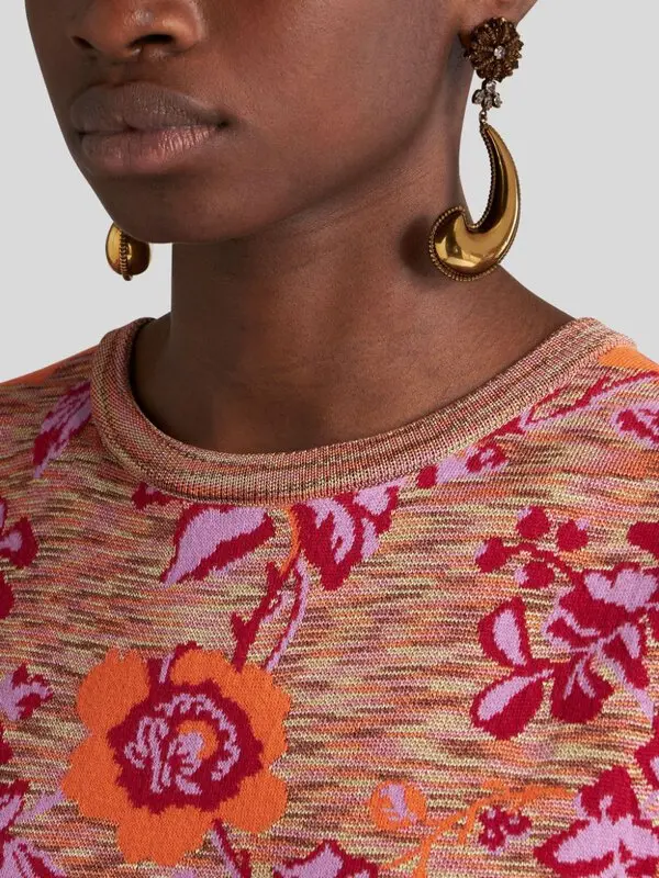 Etro Crystal-embellished Paisley Earrings
